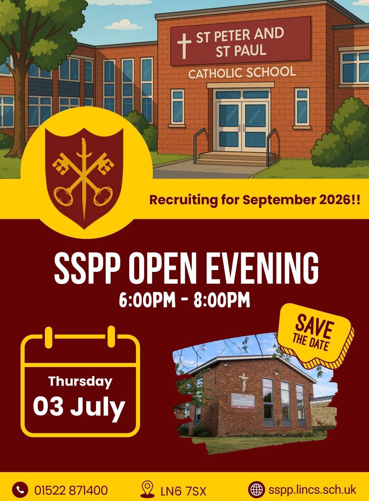 Home - St Peter and St Paul Catholic Voluntary Academy - Lincoln