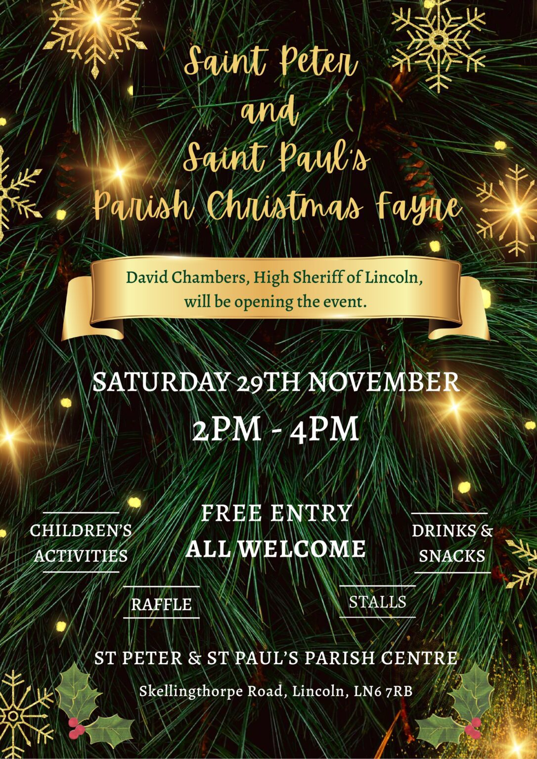 SSPP Parish Christmas Fair 2025 - St Peter and St Paul Catholic ...